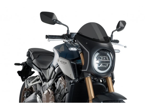Owiewka PUIG Retrofairing do Honda CB650R 19-23 / CB1000R 18-20 (czarna) | PUIG.pl