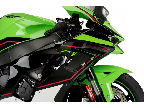 Boczne spoilery dociskowe do Kawasaki ZX-10R 21-23 (Race) | PUIG.pl